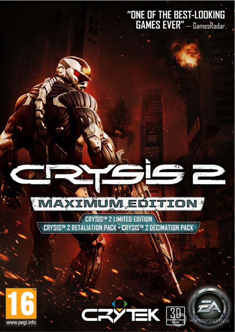 Crysis 2 Maximum Edition PL LETÖLTŐKÓD [Digitális vásárlás (PC)] - 1207 ...